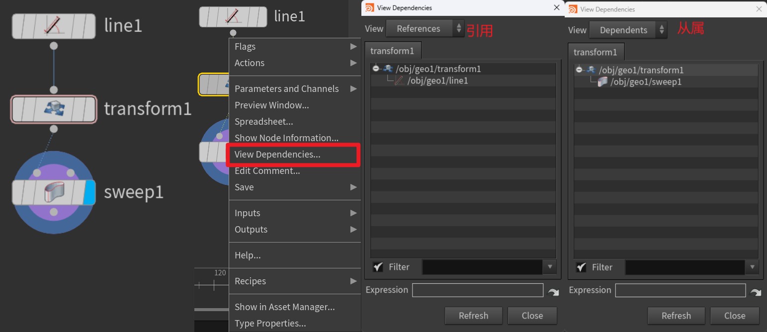 Houdini查找引用 | 记录